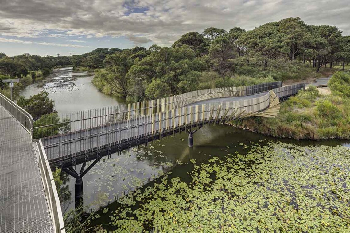 Sam Crawford Architects designs an eel-shaped pedestrian bridge | Indesign Live: Interior Design ...