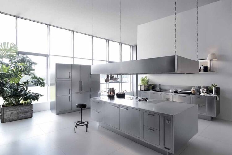 Design ideas for stainless steel kitchens | Indesign Live: Interior ...