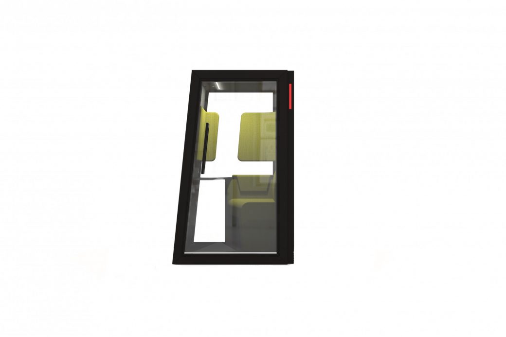 On the QT phone booth by Orangebox - Steelcase | IndesignLive
