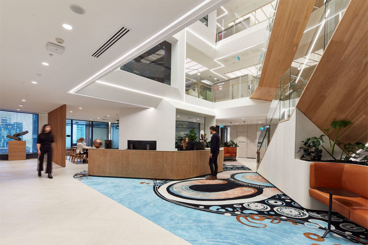 Hot Black refurbishes ANZ's Sydney office | IndesignLive