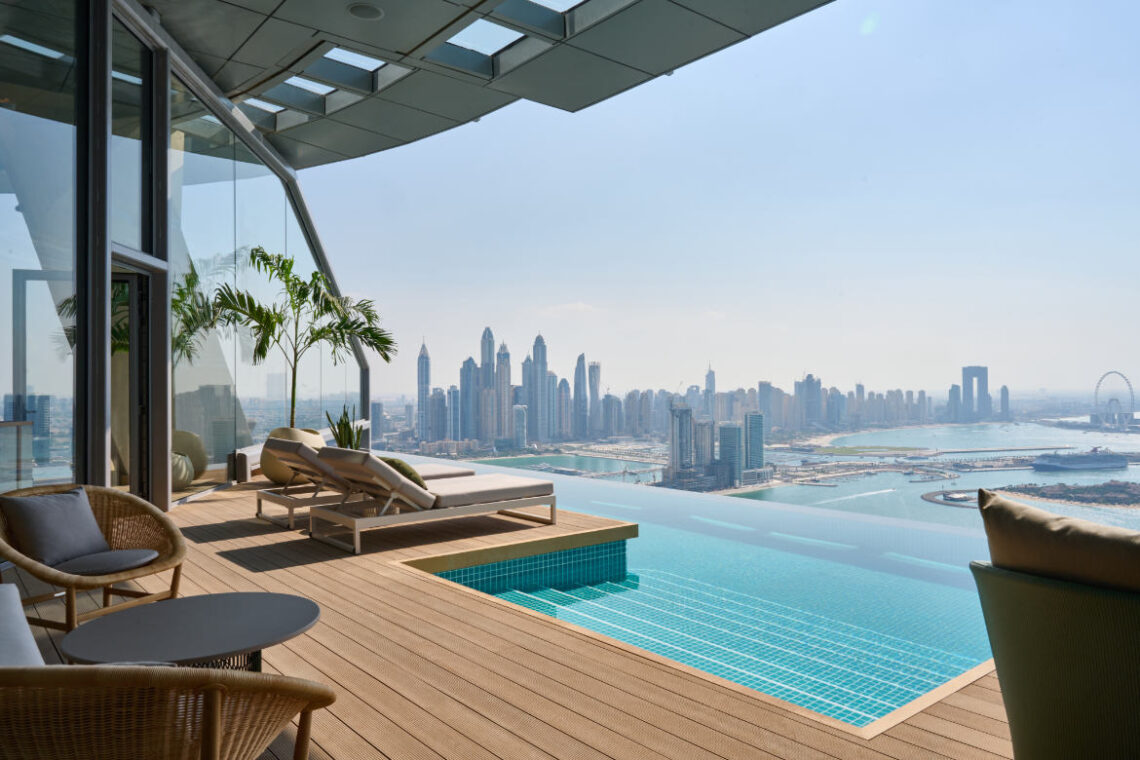 AURA SKYPOOL: World’s highest wrap-around infinity pool by Kokaistudios ...