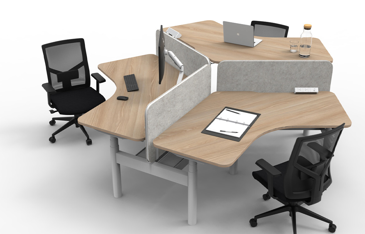 Alto 120 degree workstation | AWM | Indesignlive The Collection