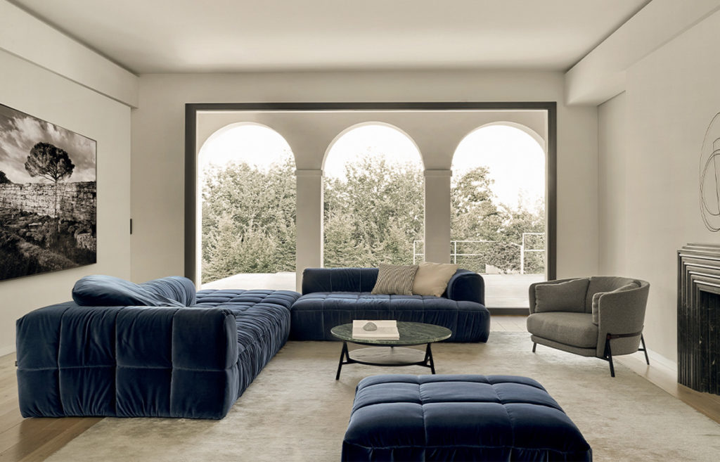 Strips Sofa - Space | IndesignLive