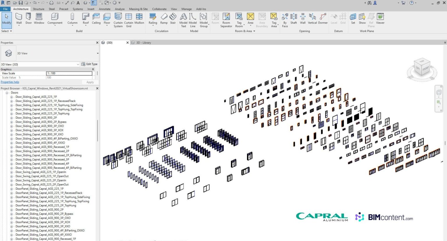Capral - Revit (BIM) Content Library | IndesignLive