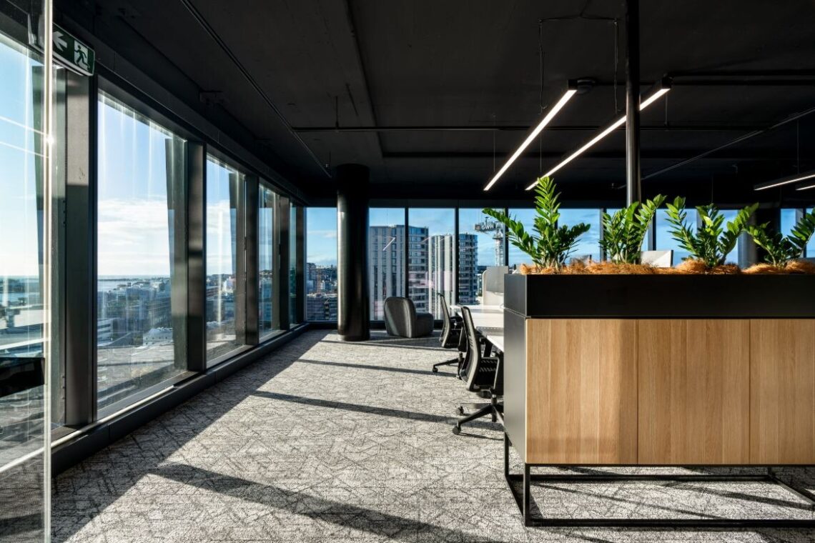 Coverite HQ: Milliken flooring brings warmth