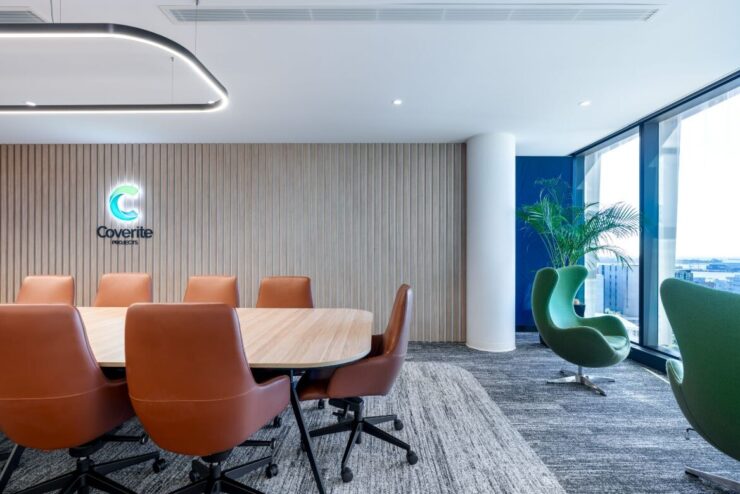 Coverite HQ: Milliken flooring brings warmth