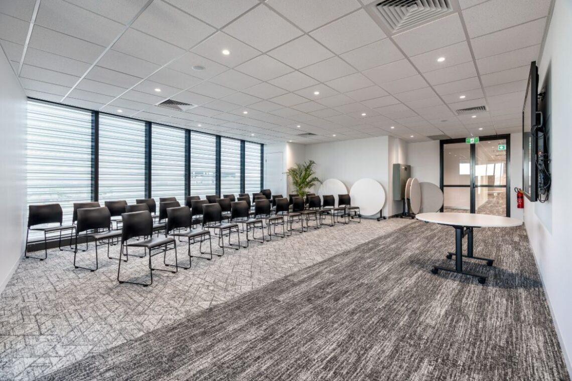 Coverite HQ: Milliken flooring brings warmth