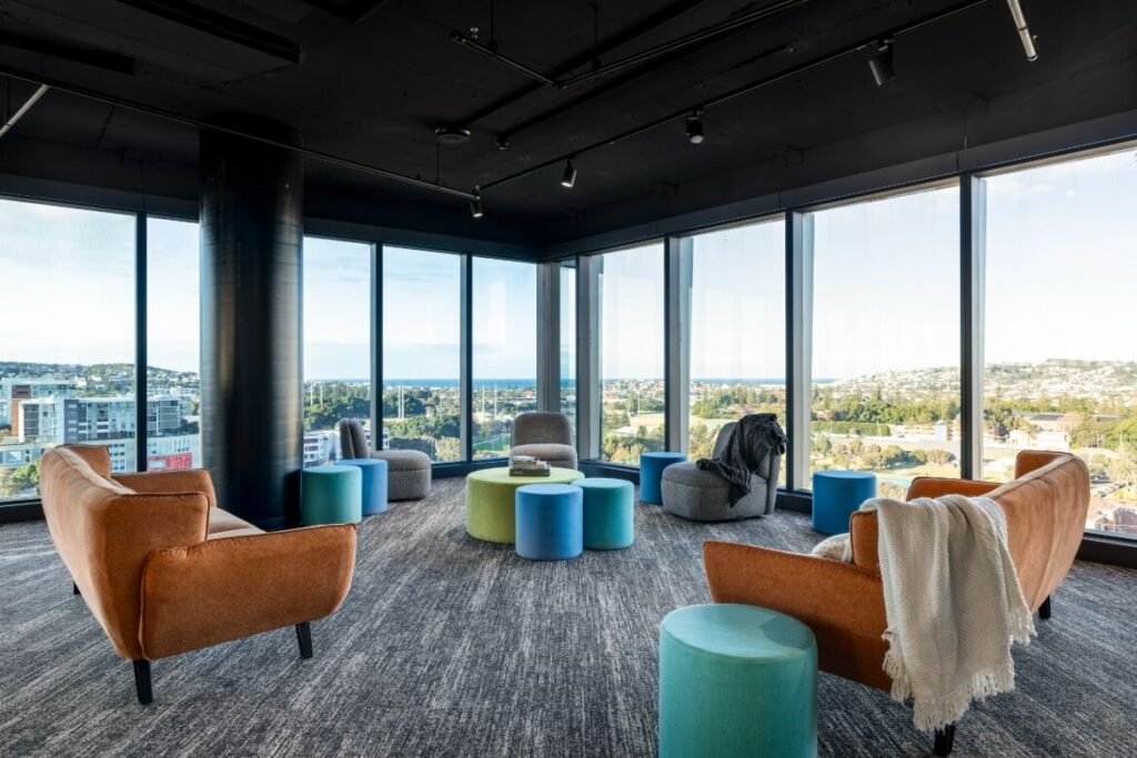 Coverite HQ: Milliken flooring brings warmth