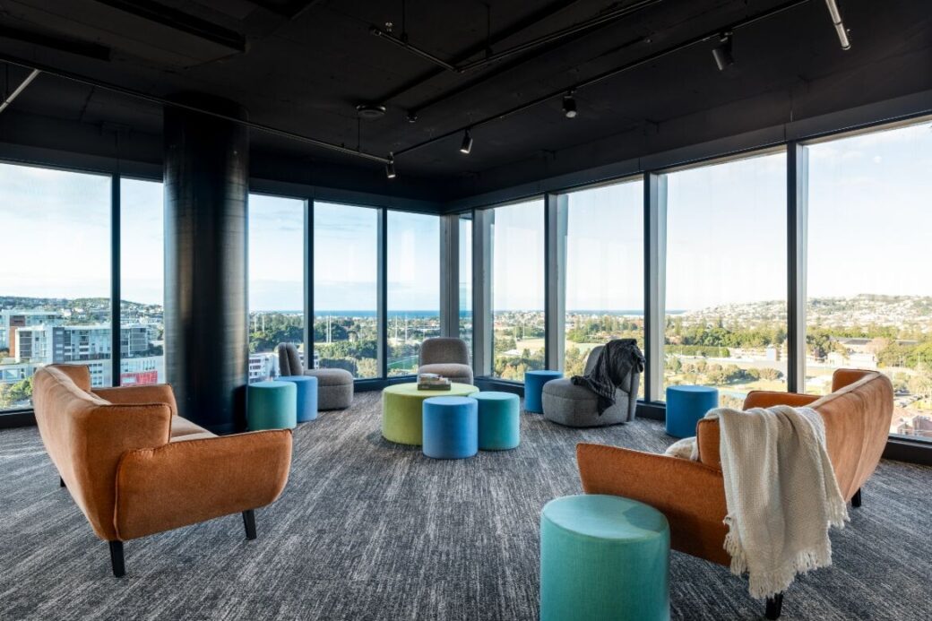 Coverite HQ: Milliken flooring brings warmth