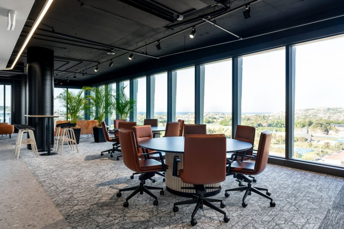 Coverite HQ: Milliken flooring brings warmth