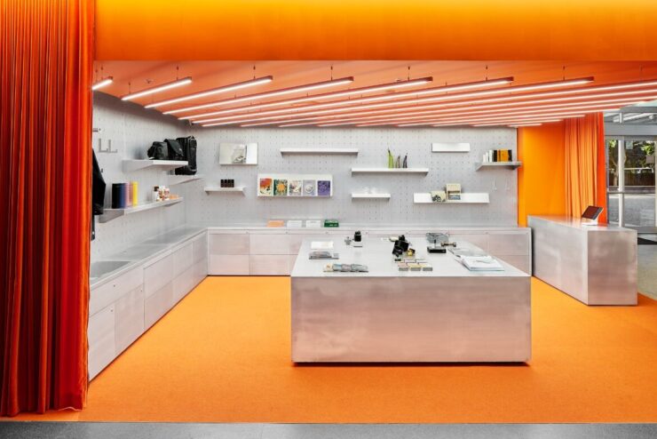 Powerhouse Brisbane's new futuresque retail store | IndesignLive