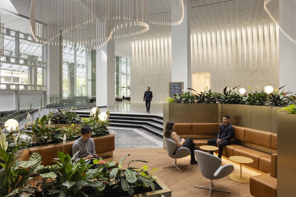 AMP Capital lobby by 3XN Architects with NH Architecture | IndesignLive