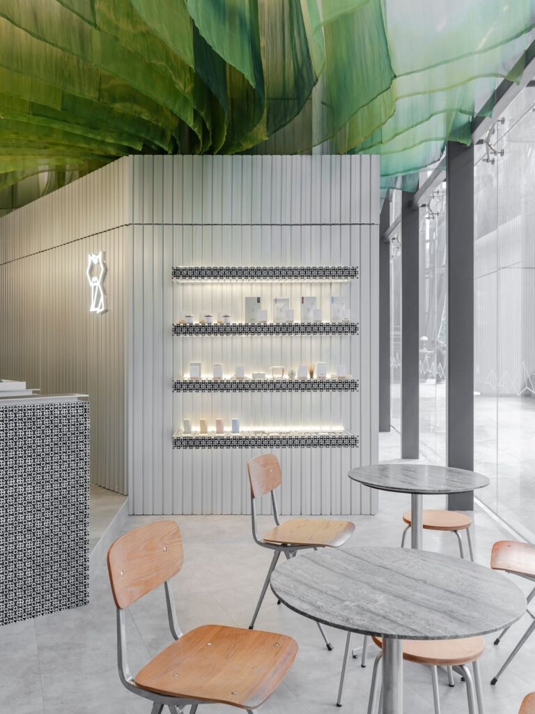 Spacemen Studio designs Matcha-inspired café