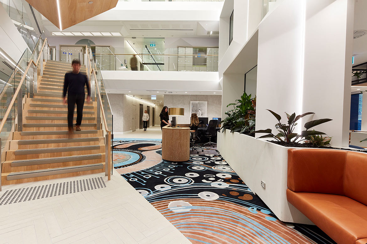 Hot Black refurbishes ANZ's Sydney office | IndesignLive