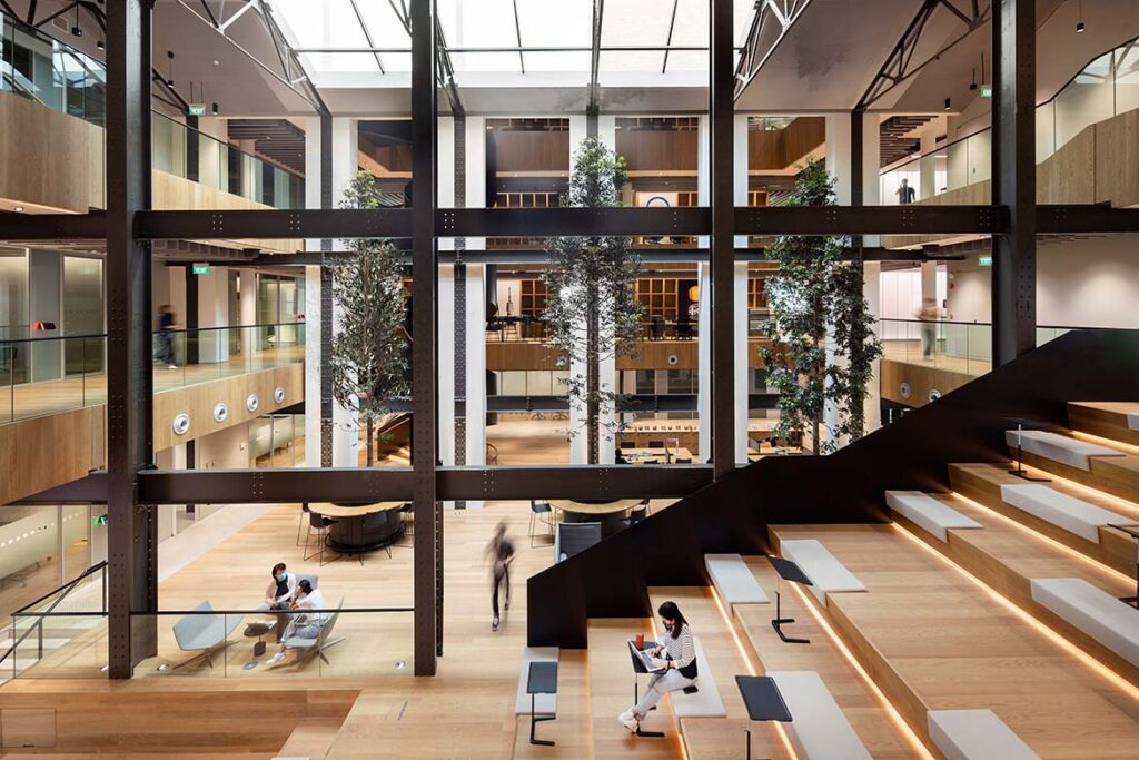 Dyson converted the St James Power Station into its global headquarters ...