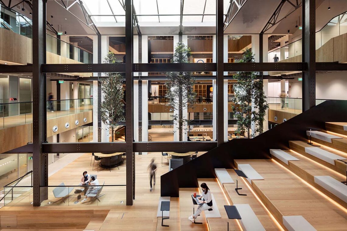 Dyson converted the St James Power Station into its global headquarters ...