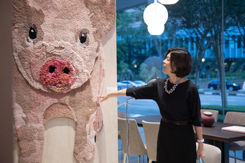 Ferreira De Sá Makes A Hand-Tufted Tribute To The Year Of The Pig ...