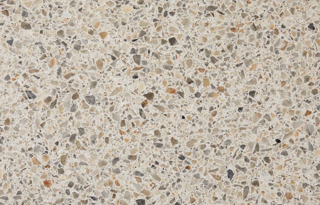 Fibonacci Khaki Jam Terrazzo Tiles | IndesignLive