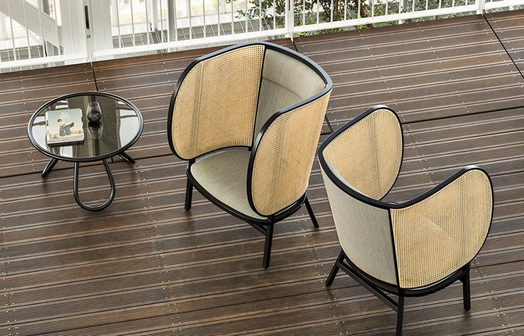 Hideout Lounge Armchair - Space | IndesignLive