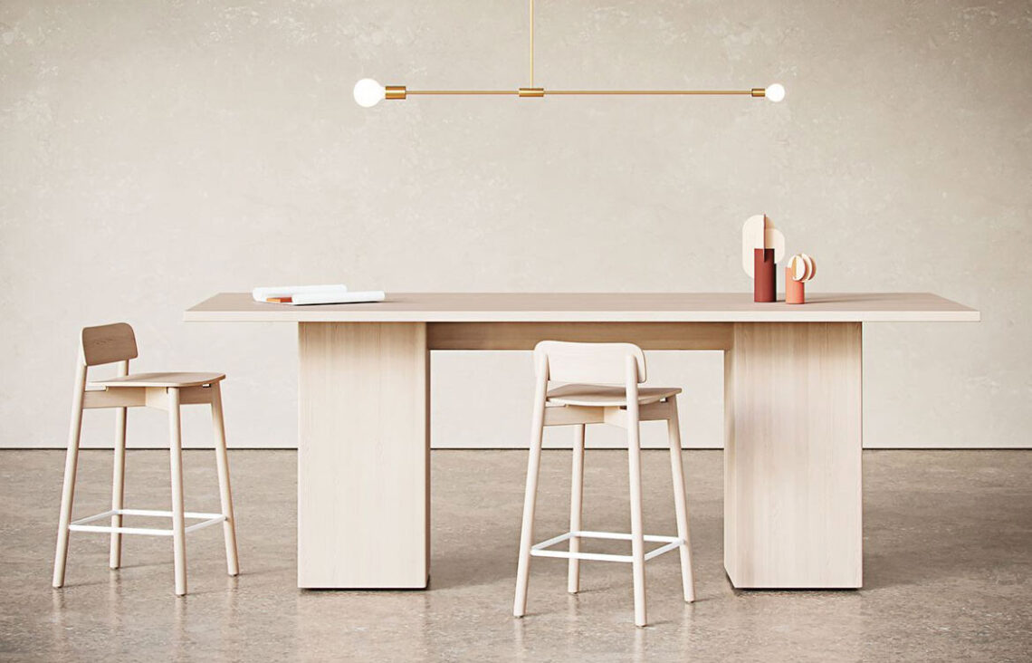 High Gathering Table Square Bas - NOMI | IndesignLive