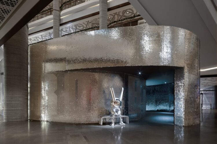 Q&A designed a metaphysical space to host ROBBiverse exhibition ...