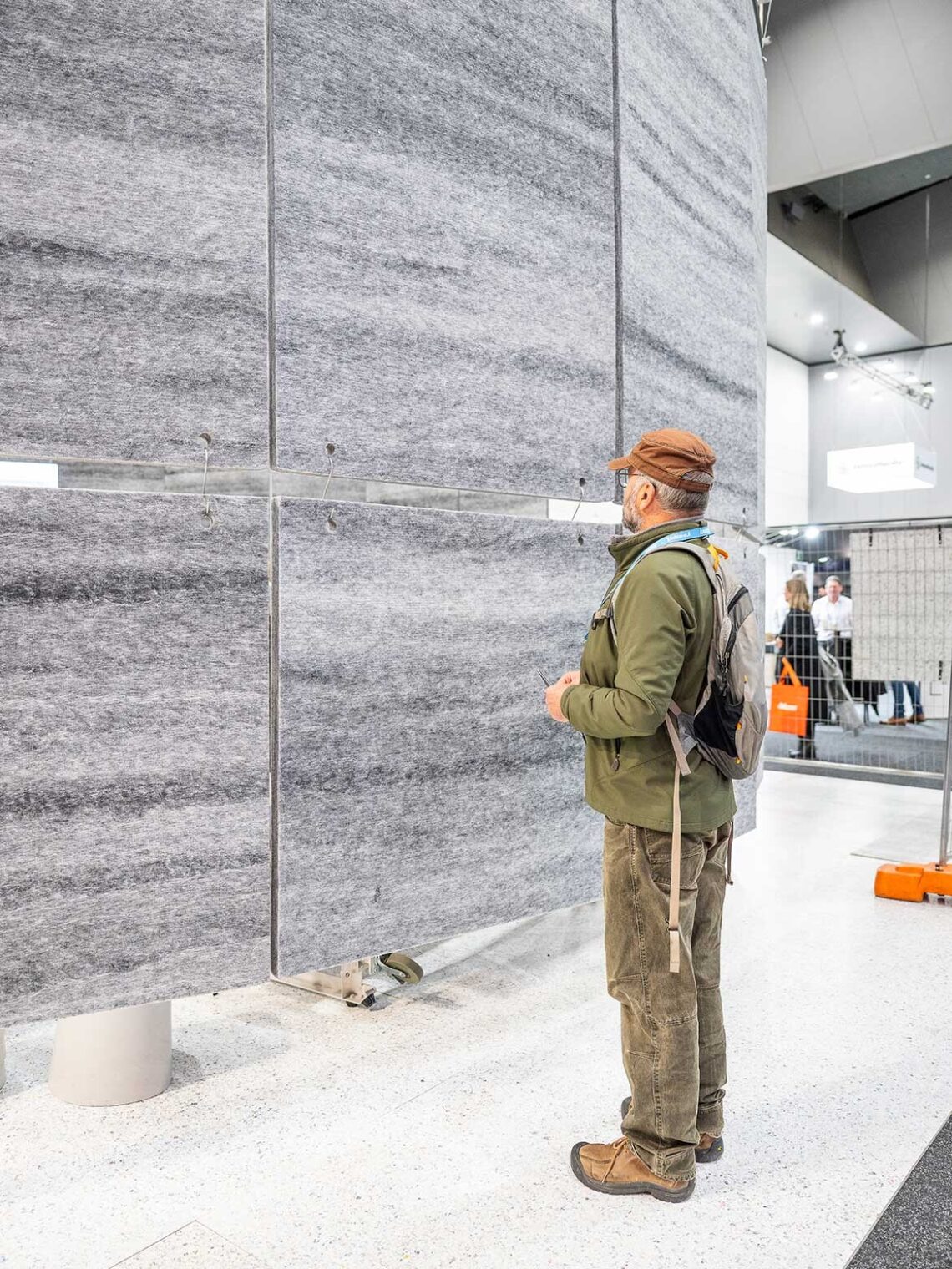 Zero-waste installation by Hassell and Autex