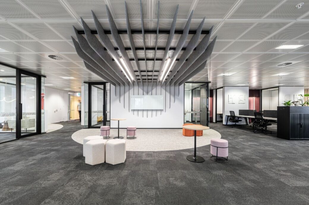 Woven Image - Fuji and Array Acoustic Ceiling | IndesignLive