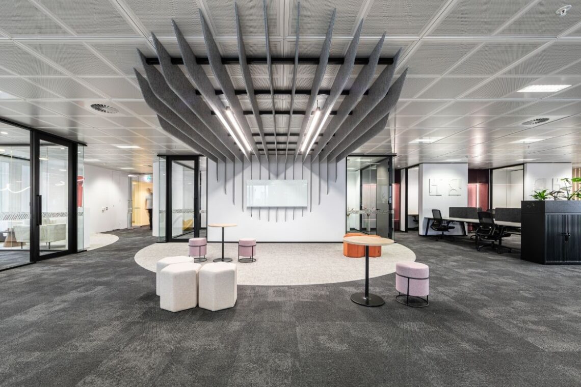 Woven Image - Fuji and Array Acoustic Ceiling | IndesignLive
