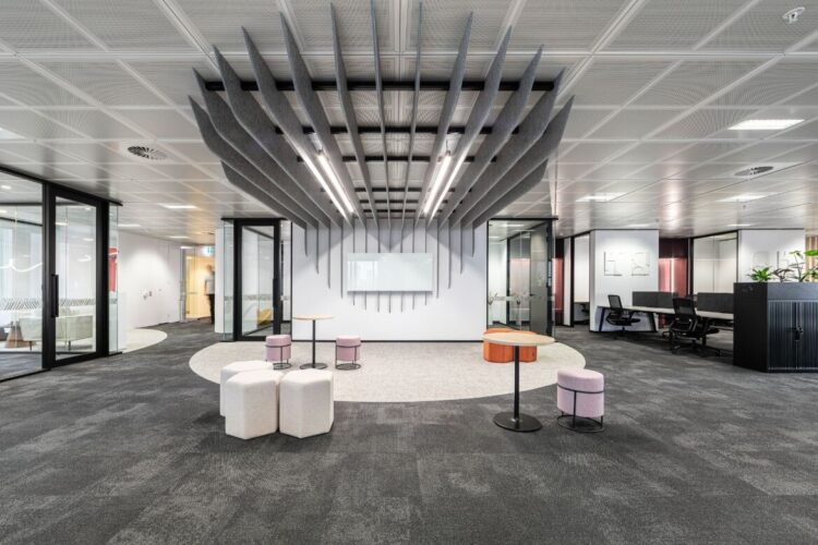 Woven Image - Fuji and Array Acoustic Ceiling | IndesignLive