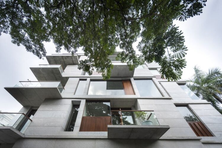 Boat Club Apartments by SJK Architects combine communal living and ...