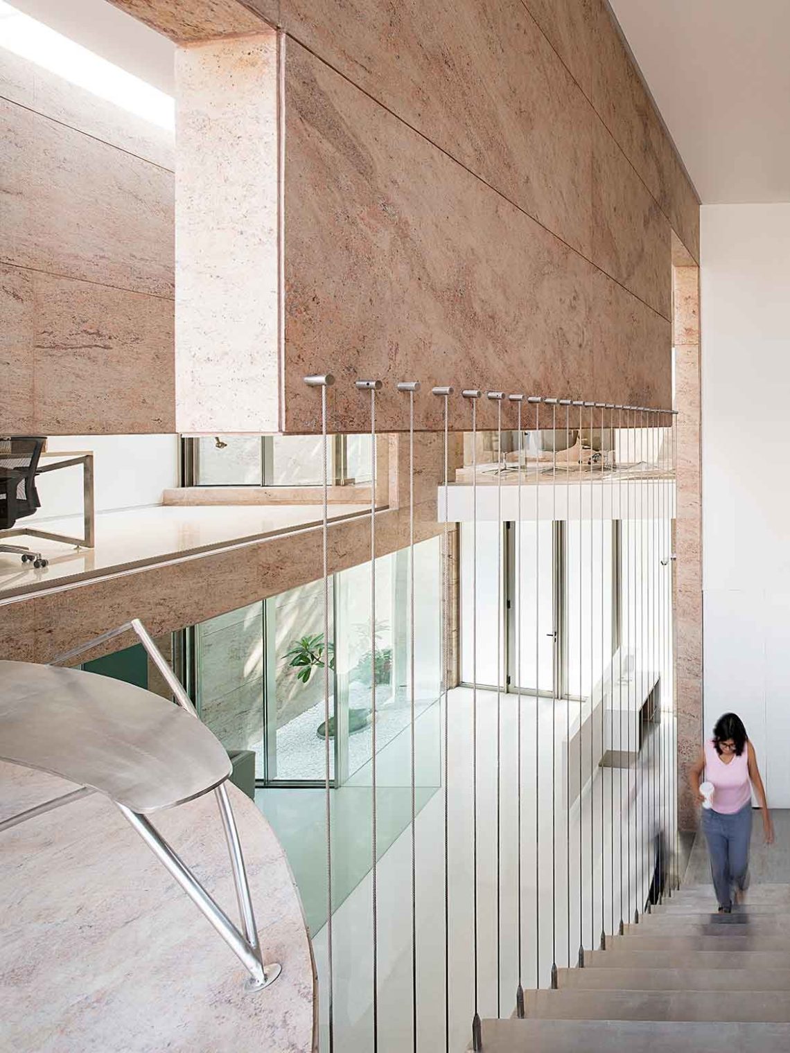 Charged Voids designs the stone-clad Office 543 | IndesignLive