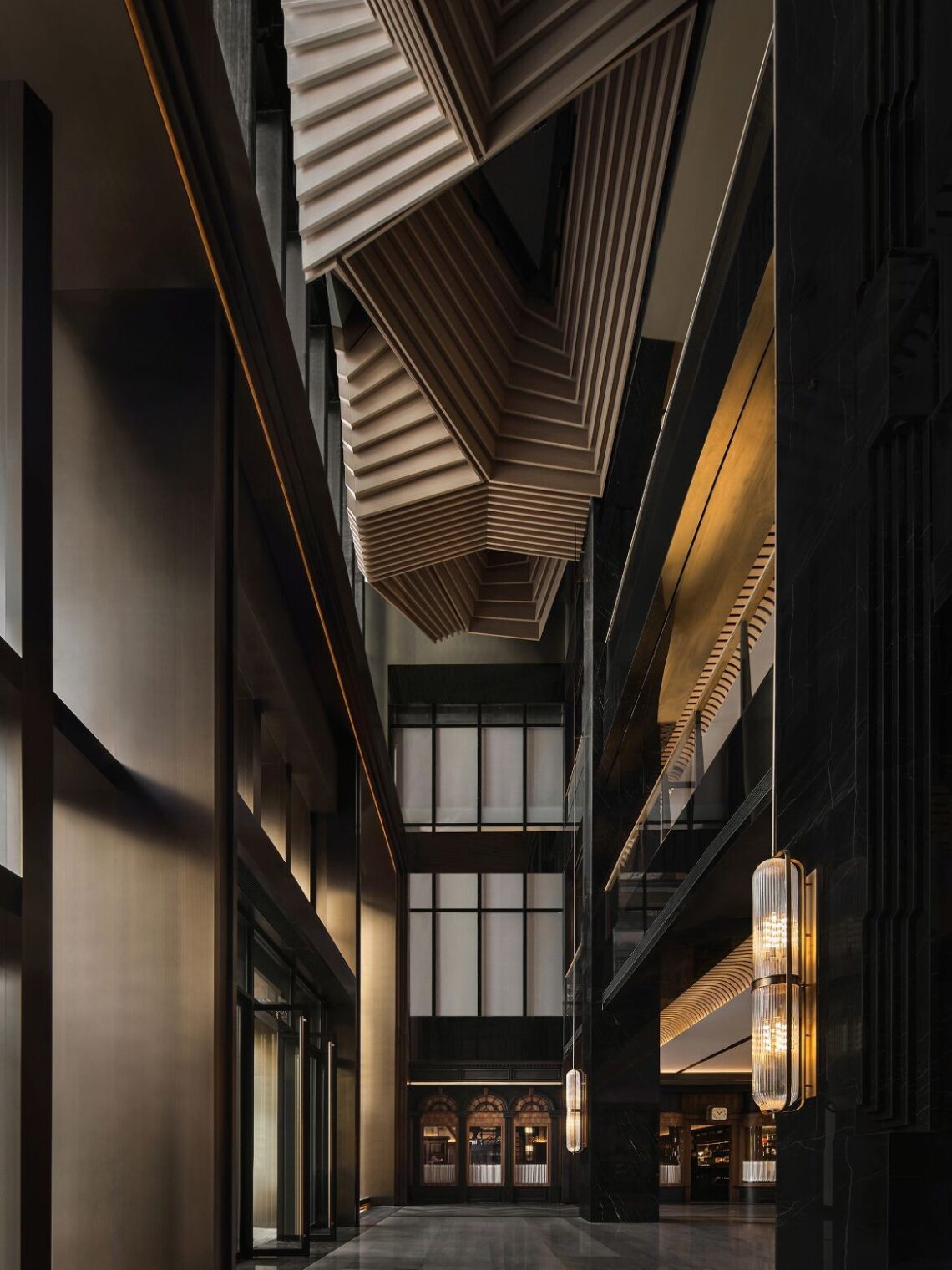 The sky well at Huashang Financial Center | IndesignLive