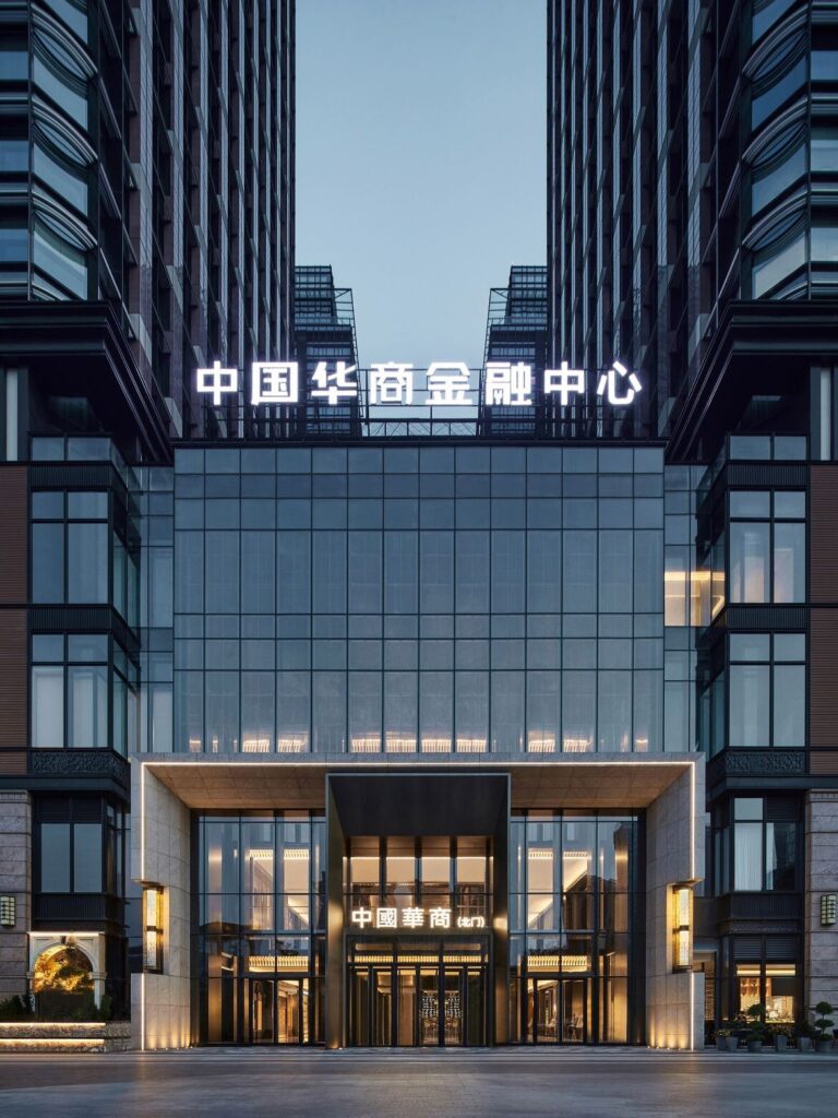 The sky well at Huashang Financial Center | IndesignLive