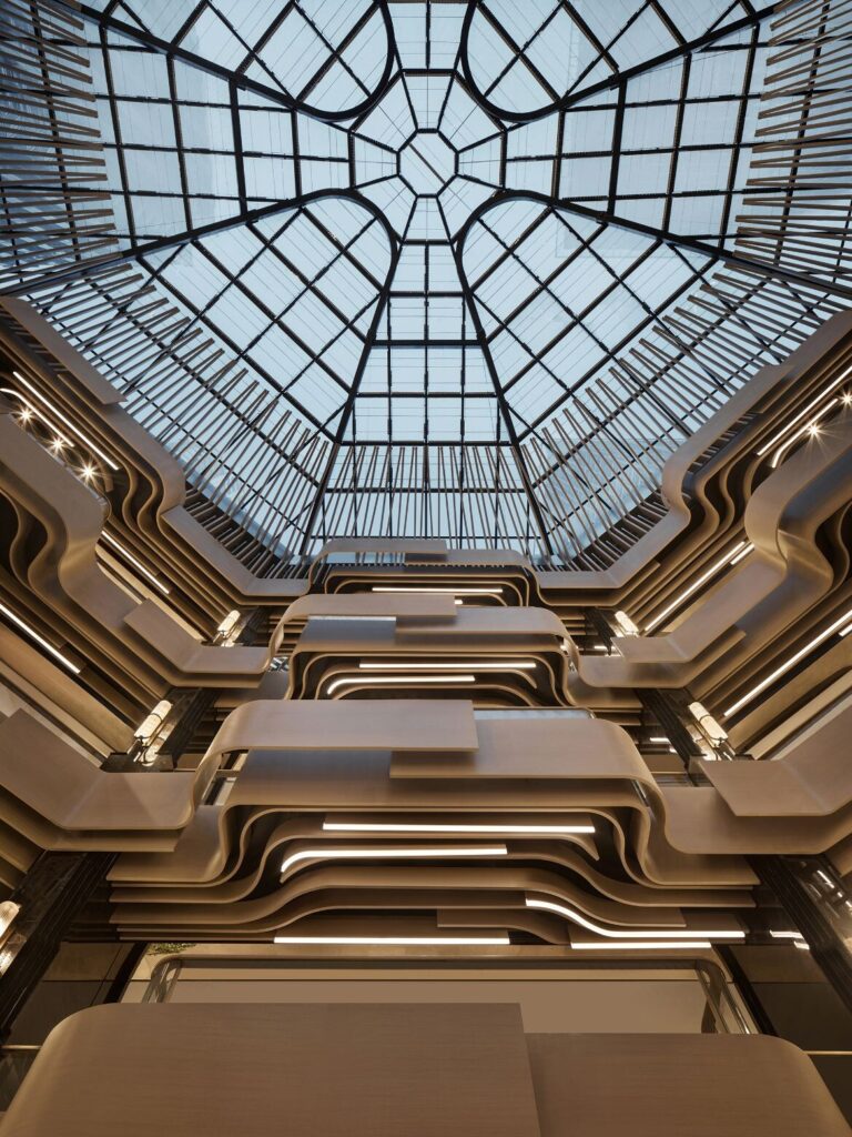 The sky well at Huashang Financial Center | IndesignLive