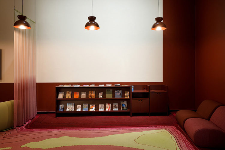 Custom flooring used for Reading Space exhibition | IndesignLive
