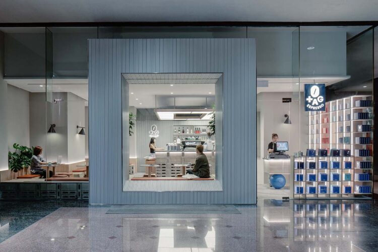 TAG Espresso flagship cafe by Kaizen Architecture fuses nature and ...