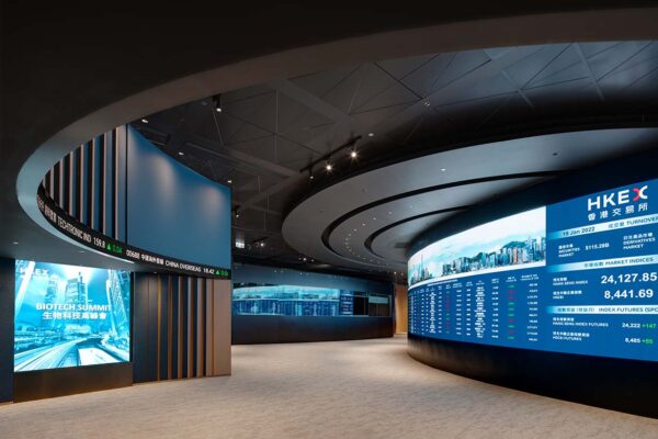 The Hong Kong Stock Exchange gets an upgrade | Indesign Live: Interior ...