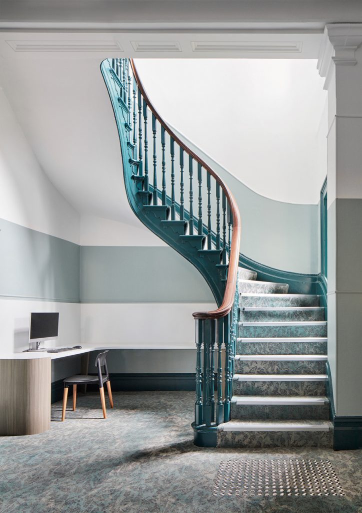 Colour pops make a creative learning space by Christopher Elliott Design