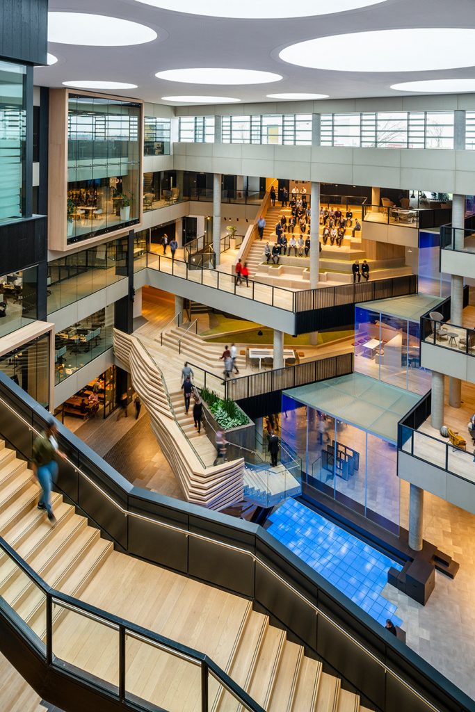 Creating an island: Microsoft Place by Gensler | IndesignLive