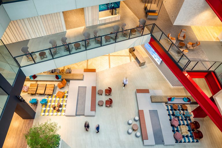 Creating an island: Microsoft Place by Gensler | IndesignLive