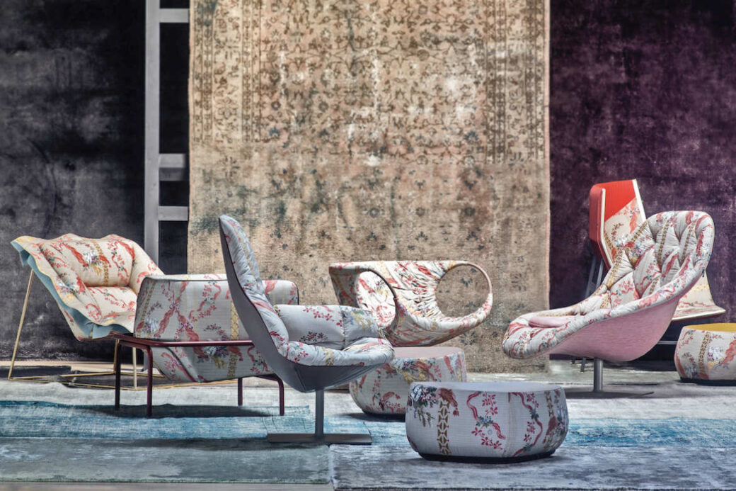 Luxury personified in Moroso's new textile collection for its sofas and ...