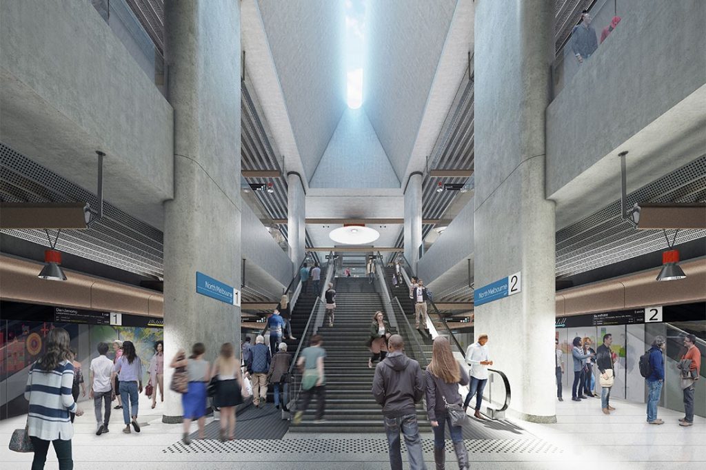Designs revealed for Melbourne Metro Tunnel project | IndesignLive