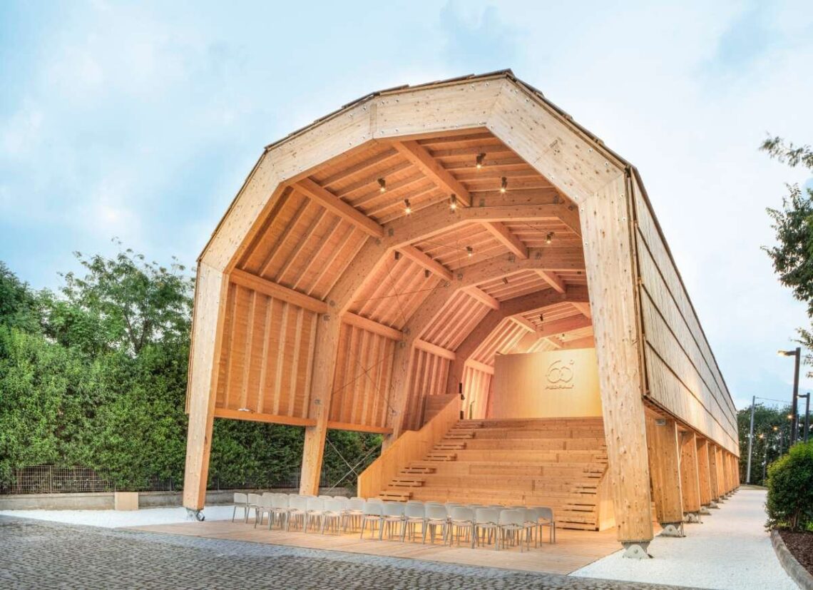 Pedrali Pavilion embraces nomadic architecture | IndesignLive