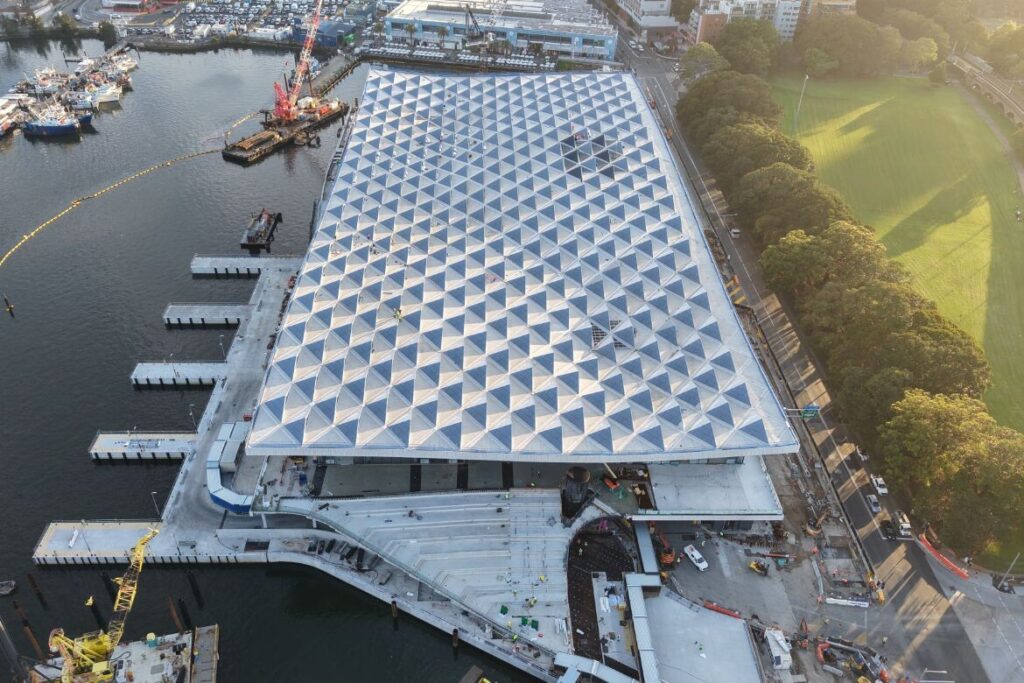 Sydney Fish Market - Roof milestone | IndesignLive