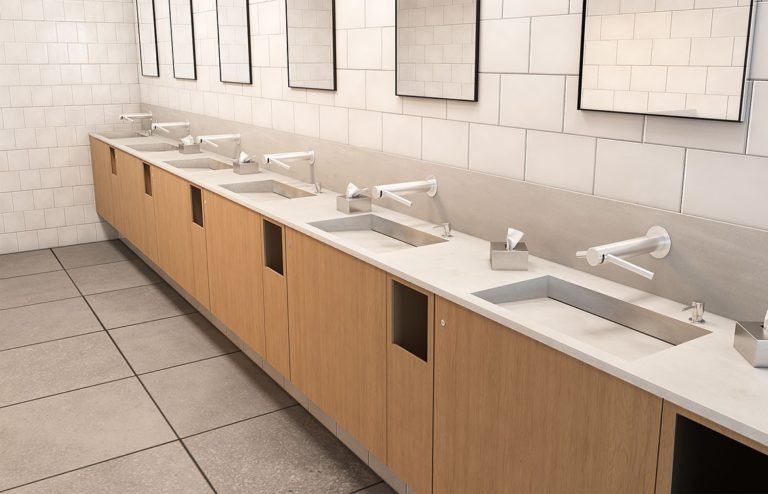 New Corian Multi-Basin Washplane - Corian | IndesignLive