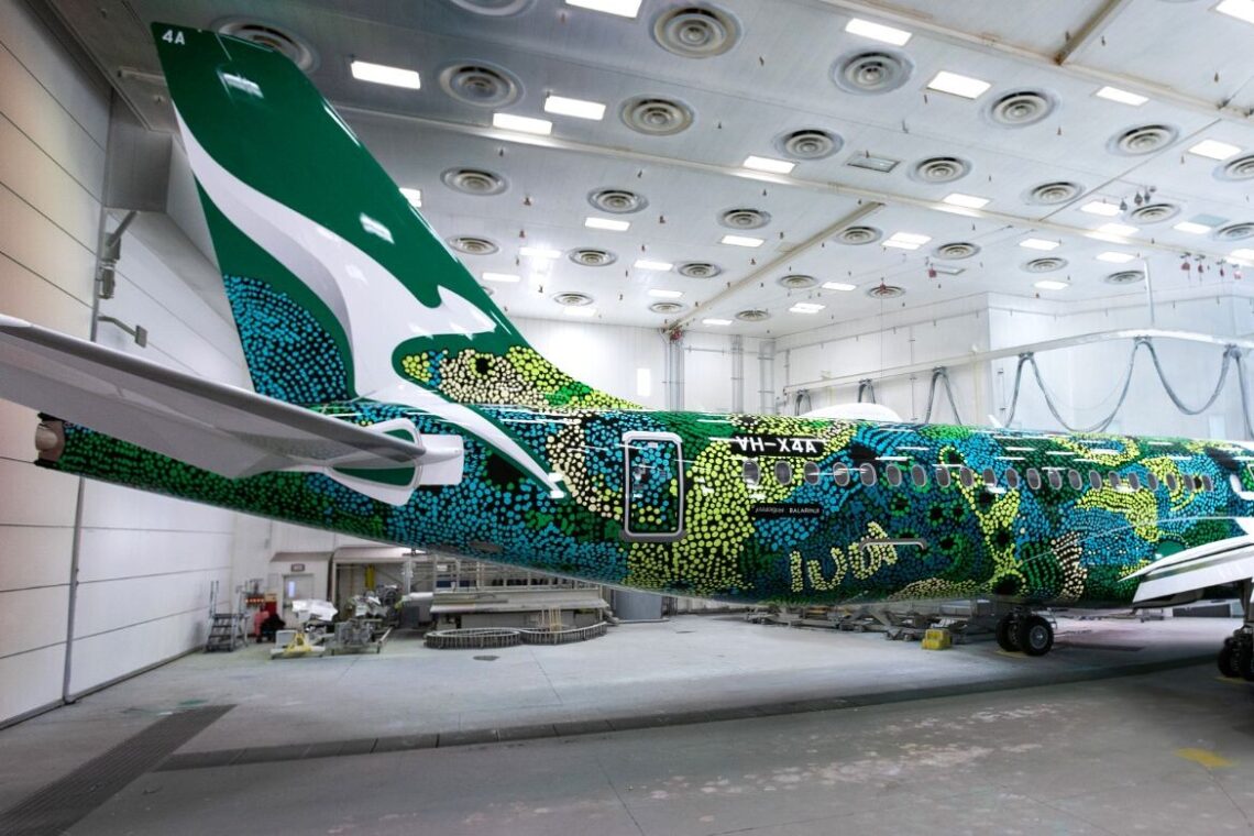 Balarinji's sixth Qantas aircraft design | IndesignLive