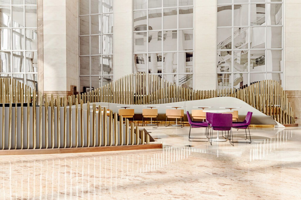 Enlivening the Office Lobby | Indesign Live: Interior Design and ...