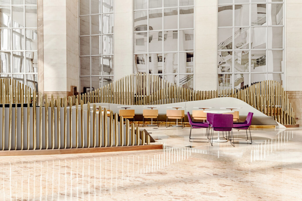 Enlivening the Office Lobby | Indesign Live: Interior Design and ...