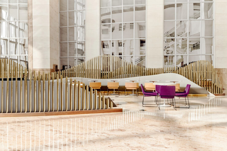 Enlivening the Office Lobby | Indesign Live: Interior Design and ...