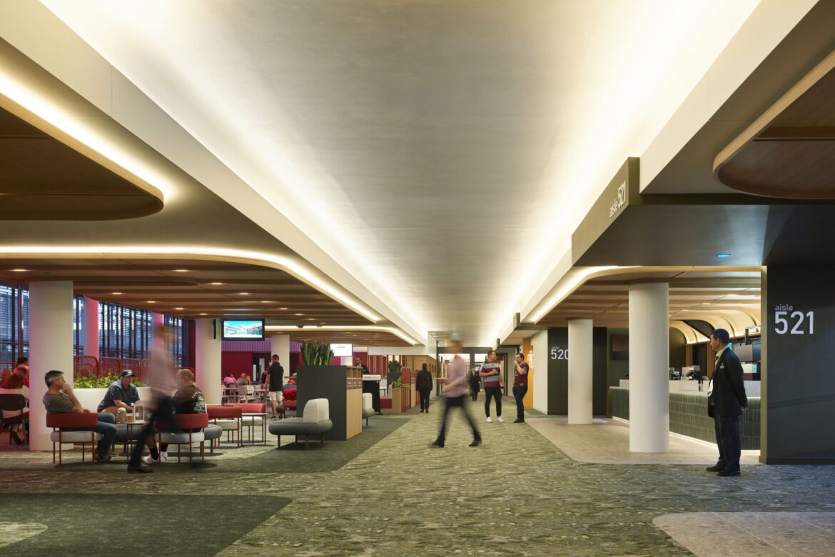 Queensland’s Suncorp Stadium hospitality spaces get a vibrant – and ...